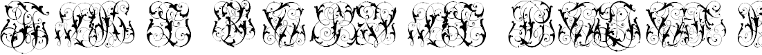 Hard To Read Monograms Font FontSpace